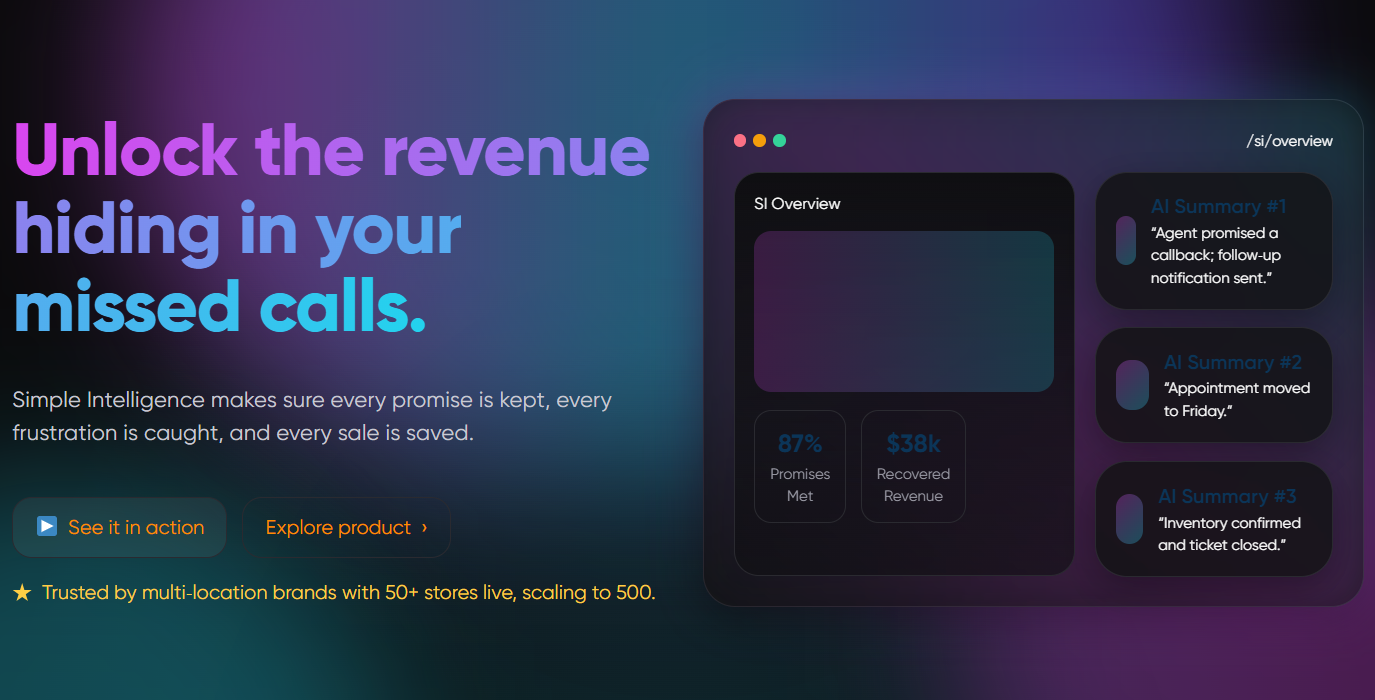 Simple Intelligence: The Best AI-Driven Call Analytics Platform for Businesses - SimpleVoIP ...